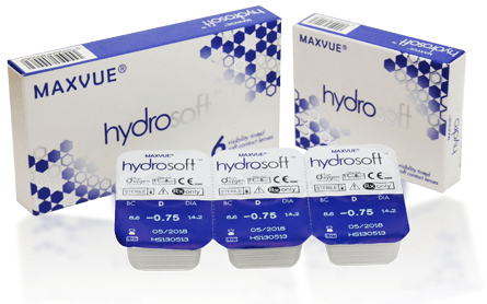 Hydrosoft Prescription Clear Monthly Contacts (2 lenses) Fashion Lens NZ
